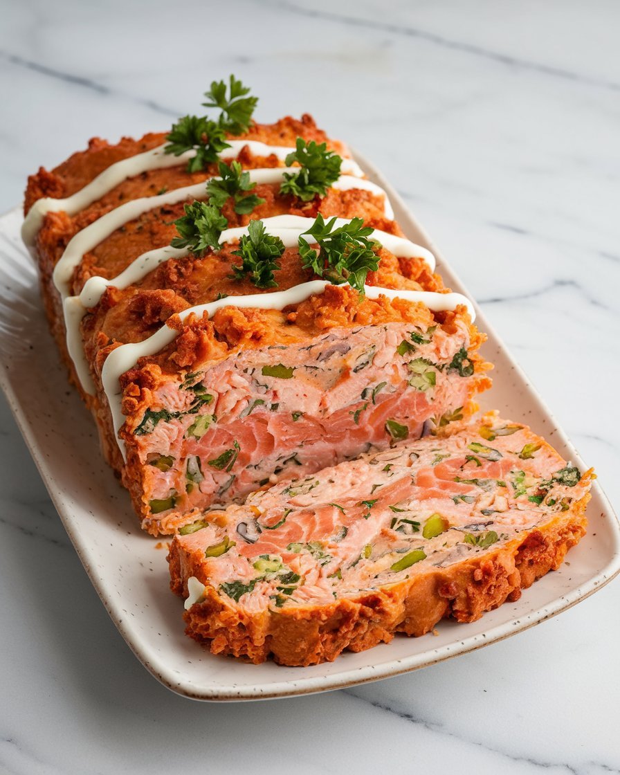 Grandmother's Hearty Salmon Loaf Recipe - recipedrizzle.com
