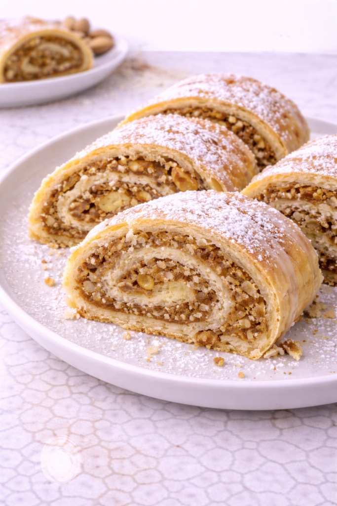 Never Fail Nut Roll - recipedrizzle.com